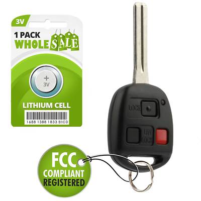 Replacement For 2003 2004 2005 2006 2007 2008 2009 Lexus GX470 Key Fob ...