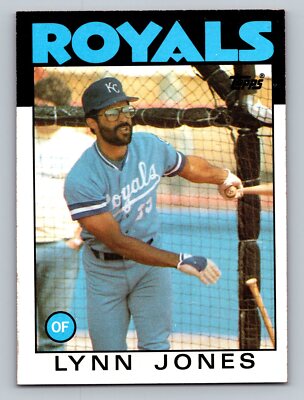 1986 Topps #671 Lynn Jones Kansas City Royals | eBay