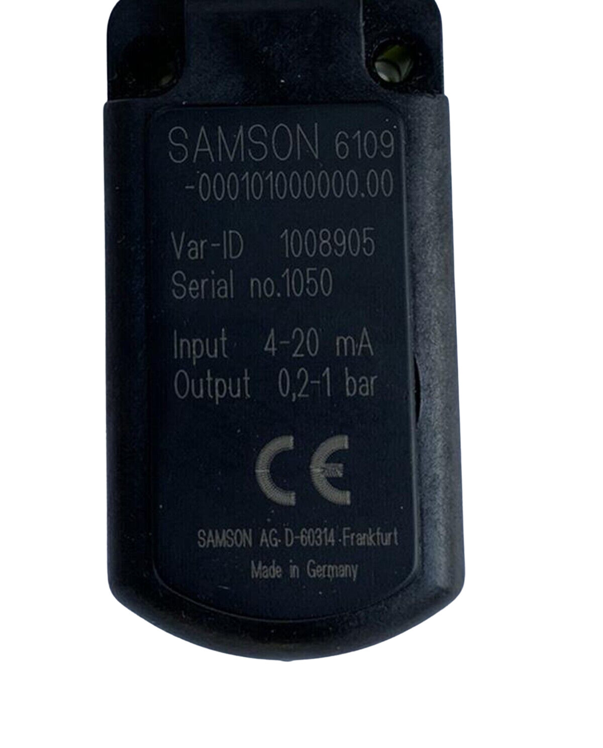 Samson 6109 Electropneumatic Converter for sale online | eBay