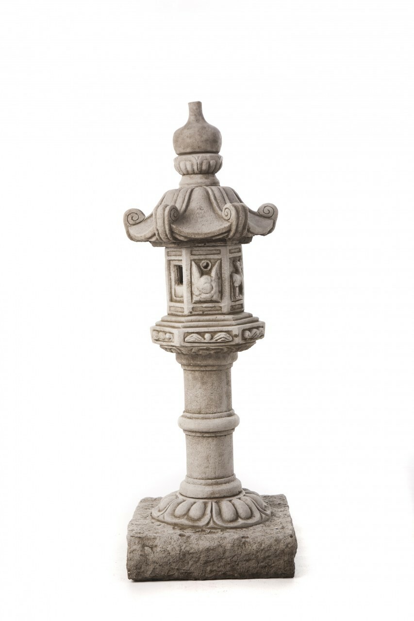 Small Pagoda Stone Cast Garden Statue Zen Ornament 46cm tall 20kg by ...