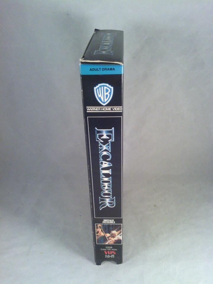 Excalibur - 1981 VHS - Liam Neeson, Patrick Stewart - King Arthur ...