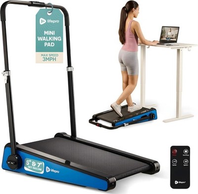 Lifepro Pacer Mini Walking Treadmill Portable Under Desk Compact Max ...