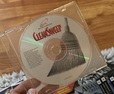 1996 Quarterdeck Clean Sweep PC CD-Rom Windows 95 Game Jewel Case | eBay
