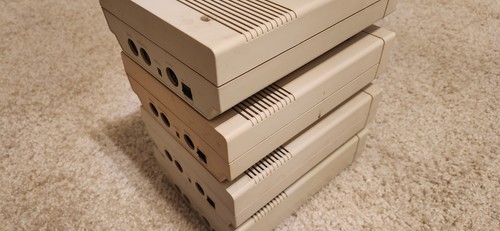 Commodore 64 1541-II Disk Drive Lot of 4 ,Parts Or Repair ! 3 Power On ...