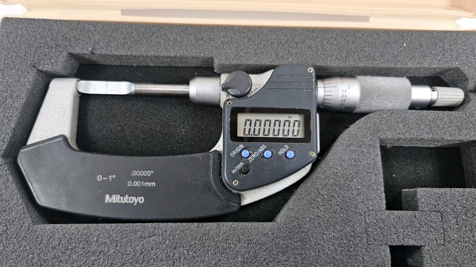 Mitutoyo 422-330 Digimatic Blade Micrometer 0-1"《Priced To Sell》U.S ...