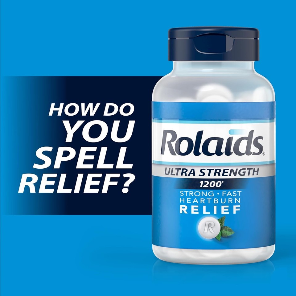 Rolaids Ultra Strength Antacid Chewable Tablets, Mint, 72-Count | eBay