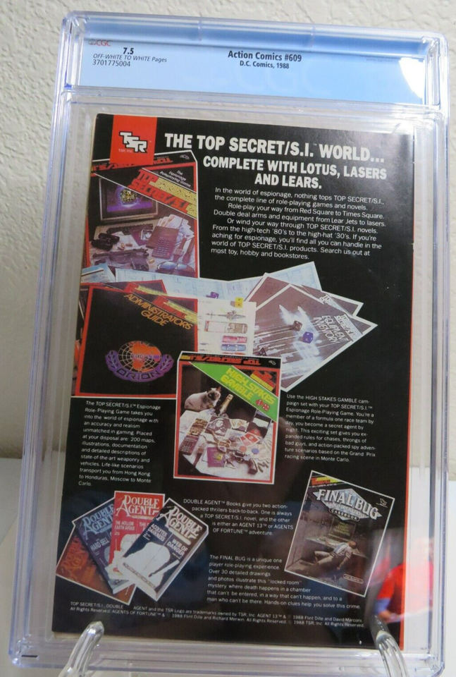 Action Comics #609 Black Canary - Premiering This Week! - CGC 7.5 | eBay