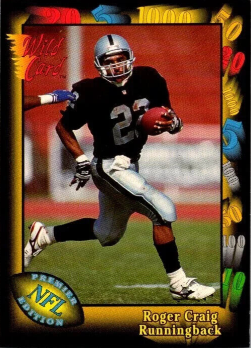 1991 Roger Craig Wild Card #35-MT | eBay