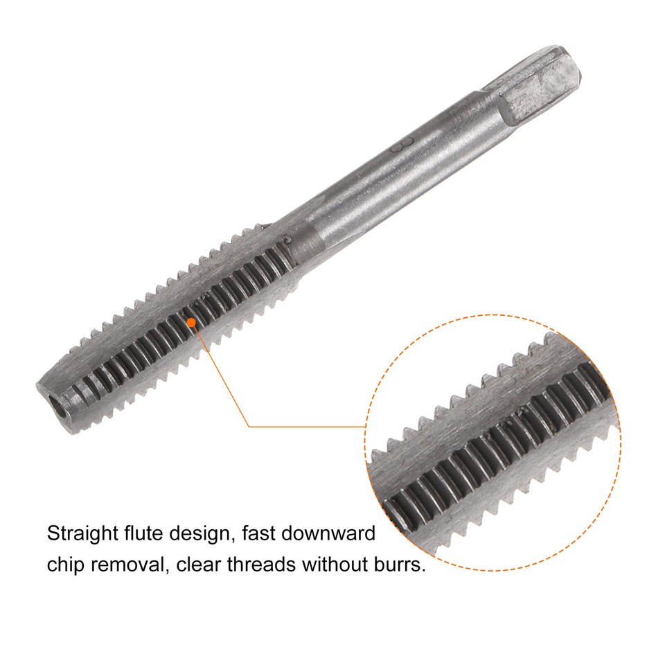 M3-M8 Short T-Handle Ratchet Tap Wrench + 5pcs M3 M4 M5 M6 M8 Metric ...