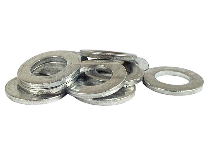 M12 SIZE METRIC FLAT STEEL WASHERS. 12mm x 24mm x 2.5mm (DIN 125A ...