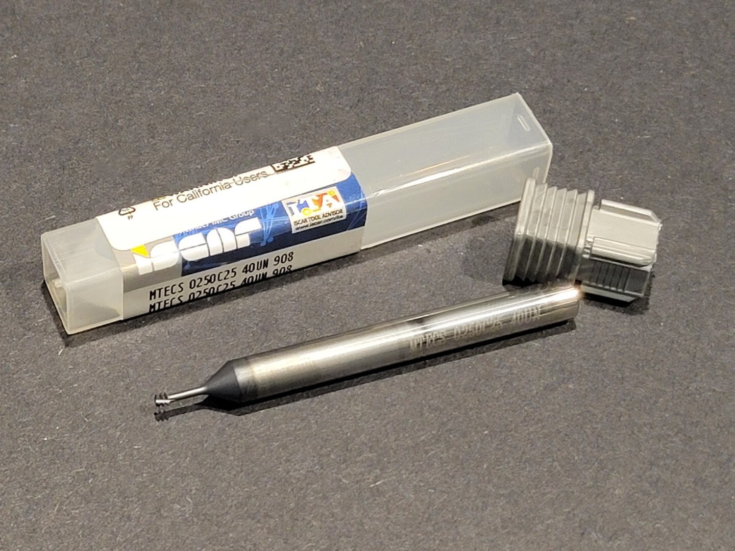 ISCAR Solid Carbide Thread Mill #4-40 UN 3-Flute 40 TPI Machinist MTECS ...