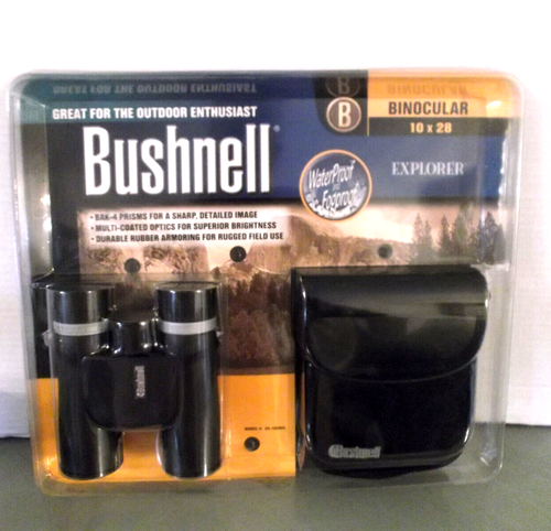 Bushnell Explorer 10x28 Compact Waterproof/Fogproof Binoculars New Rare ...