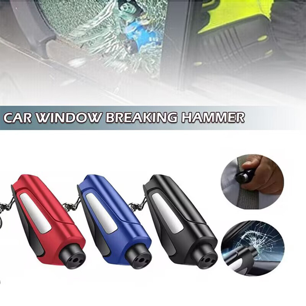 3-in-1 Car Window Glass Breaker Emergency Escape Tool Safety Seat Belt ...