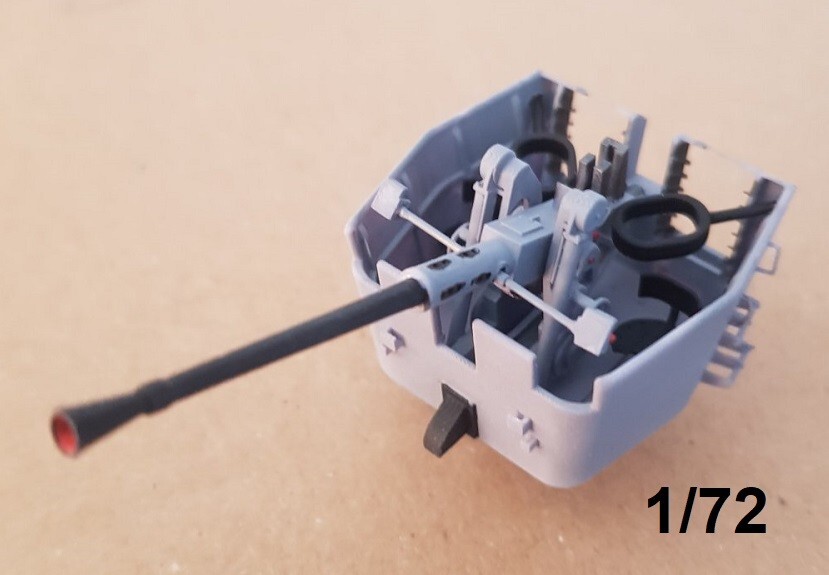 Bofors 40mm-L70 naval gun 3D model ship parts | eBay