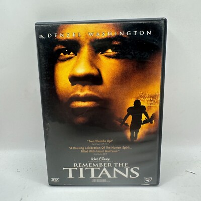 Remember the Titans Full Screen DVD Movie Rated PG NTSC Denzel ...