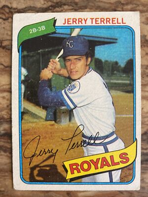 1980 Topps Set JERRY TERRELL #98 KANSAS CITY ROYALS - EX/NM | eBay