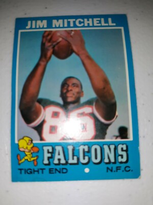 1971 Topps Jim Mitchell #84 Atlanta Falcons | eBay