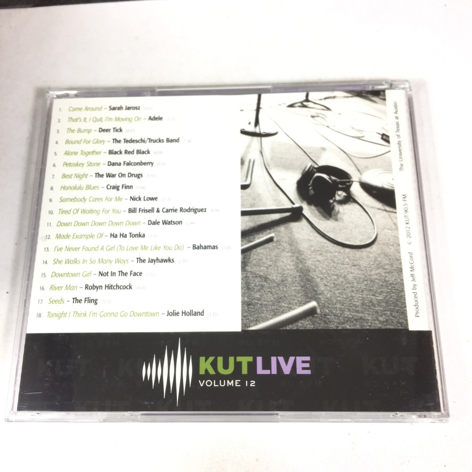 KUT Live Vol 12 90.5 FM Austin - AUDIO CD | eBay