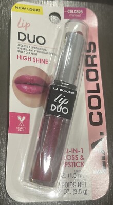 L.A. Colors Lipstick Lip Gloss Duo Charmed *NEW* | eBay