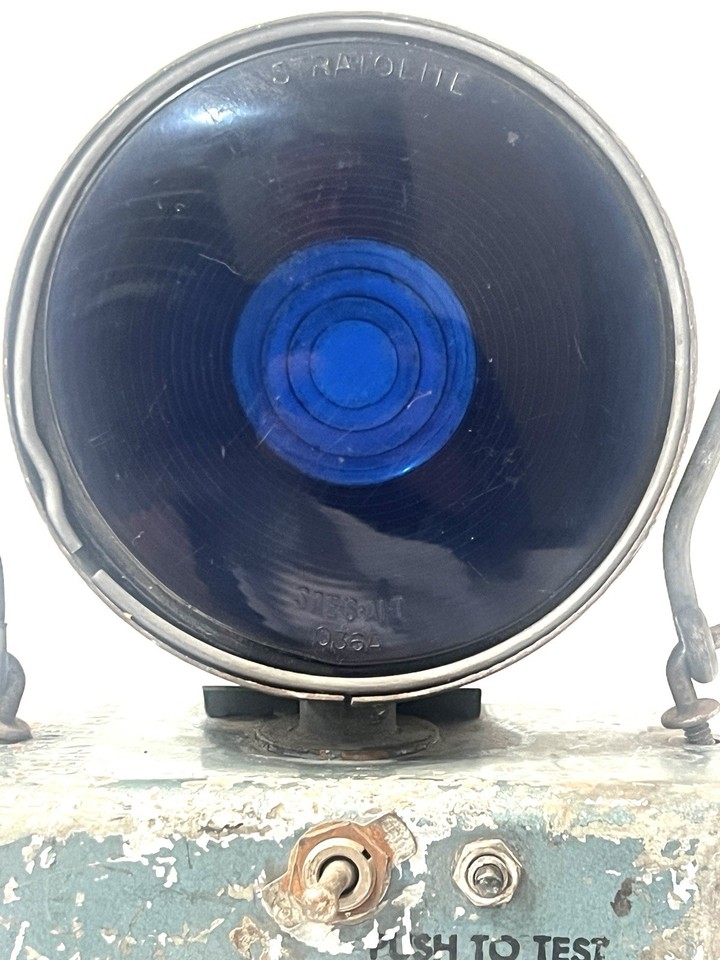 VINTAGE BLUE GLOBE RAILROAD STAR FLASHER TRANSISTOR WARNING LIGHT 871 ...