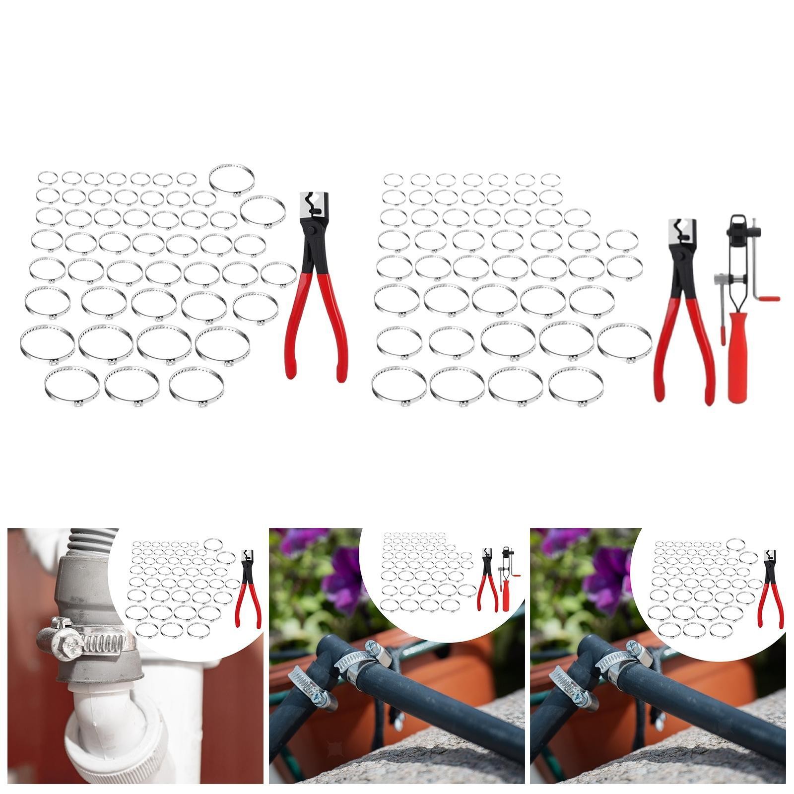 CV joint boot clamp with stainless steel hose clamp, car clamping tool ...