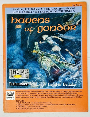 MERP Havens of Gondor w/ Map Tolkien LOTR RPG ICE #3300 | eBay