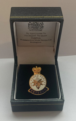 HM Armed Forces Veteran Enamel Pin Badge Boxed Worcestershire Medal ...