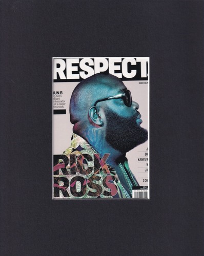 8X10" Matted Print Art Musician Picture: Rick Ross, Respect | eBay