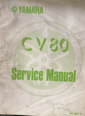 Yamaha genuine workshop manual CV80 BELUGA 1981 | eBay