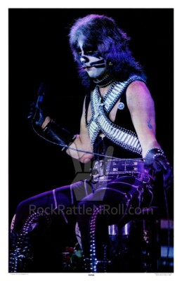 KISS PETER CRISS 1977 SOLO 11x17 POSTER BETH DRUMMER CAT MAN ICON ROCK ...