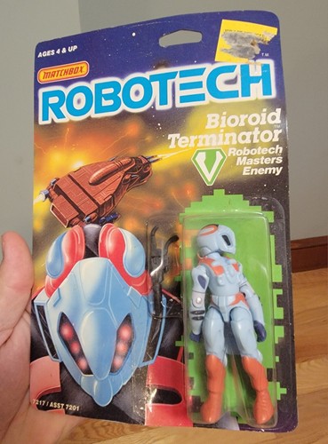 1985 Robotech Bioroid Terminator Matchbox Robotech Master Zantraedi ...