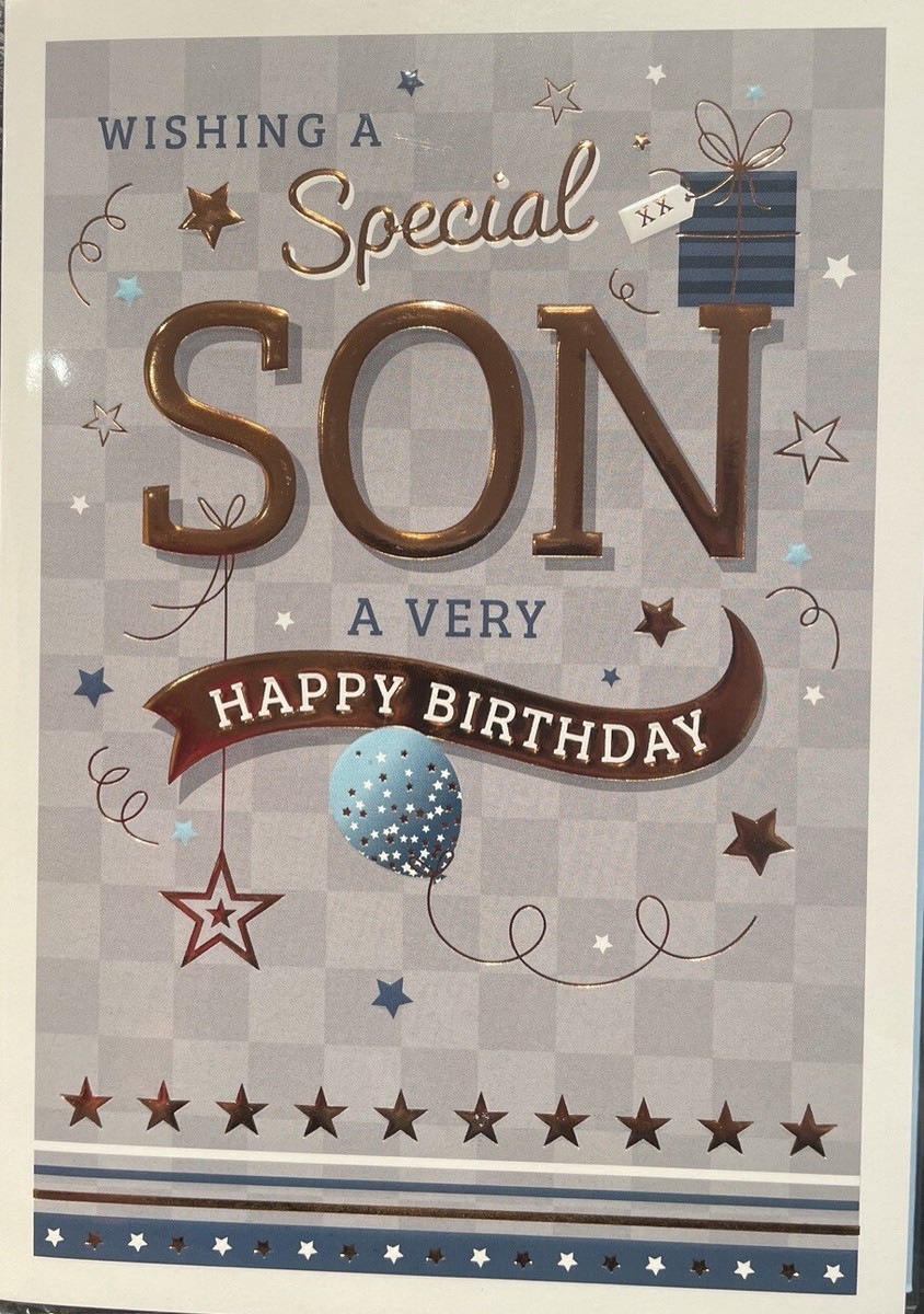 Printable Birthday Cards For Son