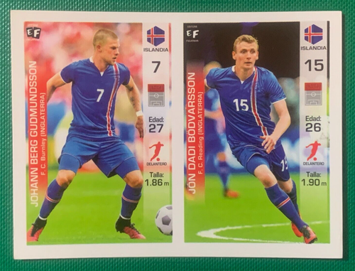 2018 EF Russia World Cup FIFA #193 JOHANN BERG GUDMUNDSSON / JON DADI ...