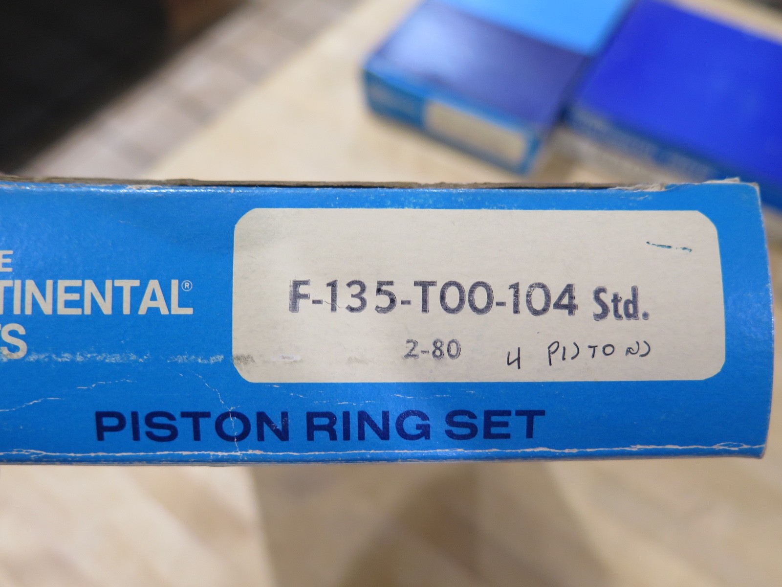 Teledyne Continental Piston Ring Set F135-T00-104 STD NOS (14B2-1) | eBay