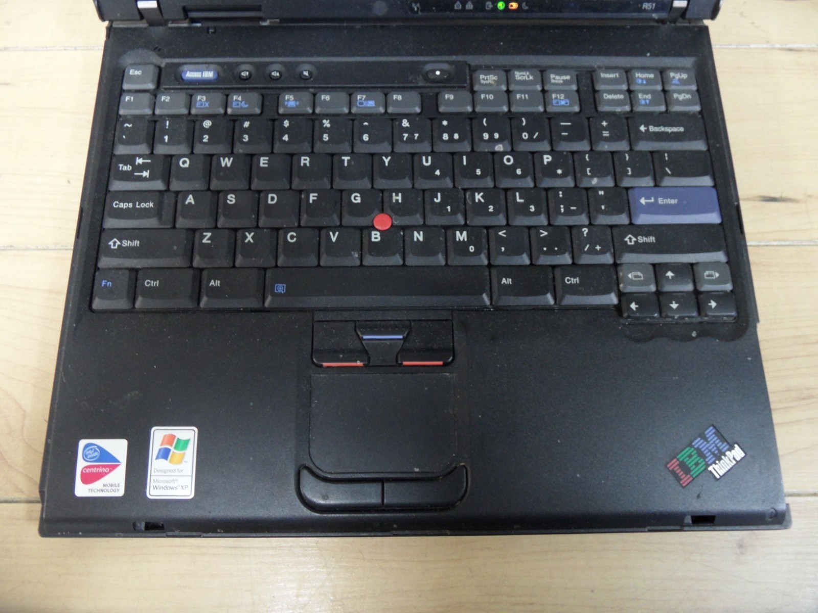 IBM Thinkpad R51 Laptop For Parts Posted Bios No Hard Drive 14" Screen ...