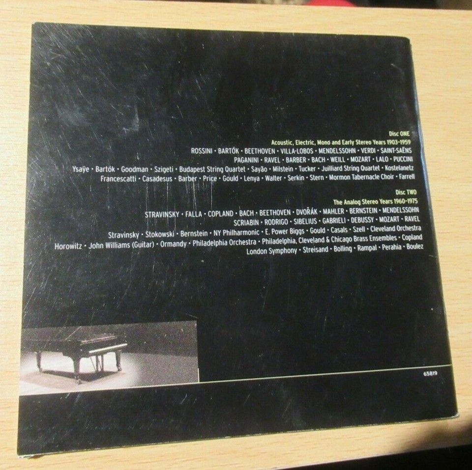 Sony Classical: Great Performances 1903-1998 (October 1999) CD Booklet ...