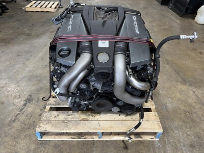 2012-2014 MERCEDES W212 W218 E63 CLS63 5.5L AMG M157 ENGINE BI-TURBO ...