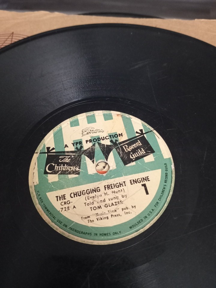 The Children's Record Guild The Chuggin Freight Train 78 Record No ...