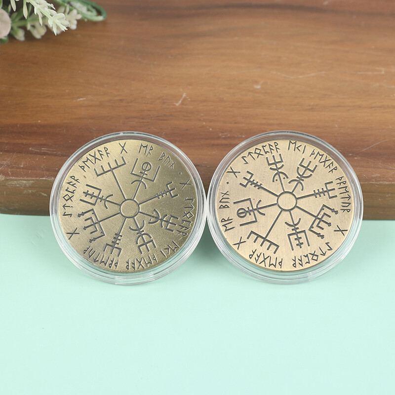 Solomon Magic Constellation Geomancy Lucky Sun Moon Bright Wish Coin ...