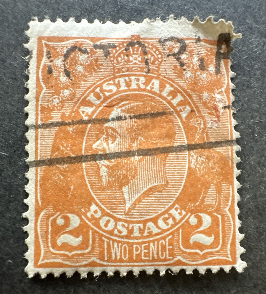 C1920 KGV King George V 2d Orange on Paper Shades/Errors PS188 | eBay ...