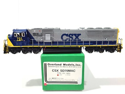 Overland OMI CSX EMD SD70MAC CSX Transportation #701 HO Brass Model ...