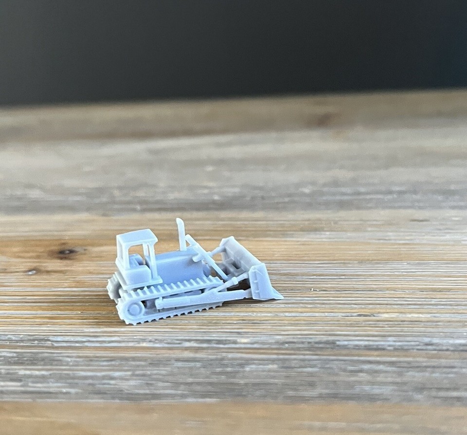 N SCALE 1:160 CONSTRUCTION BULLDOZER SET. (2pk) HIGH TRACK & LOW TRACK ...