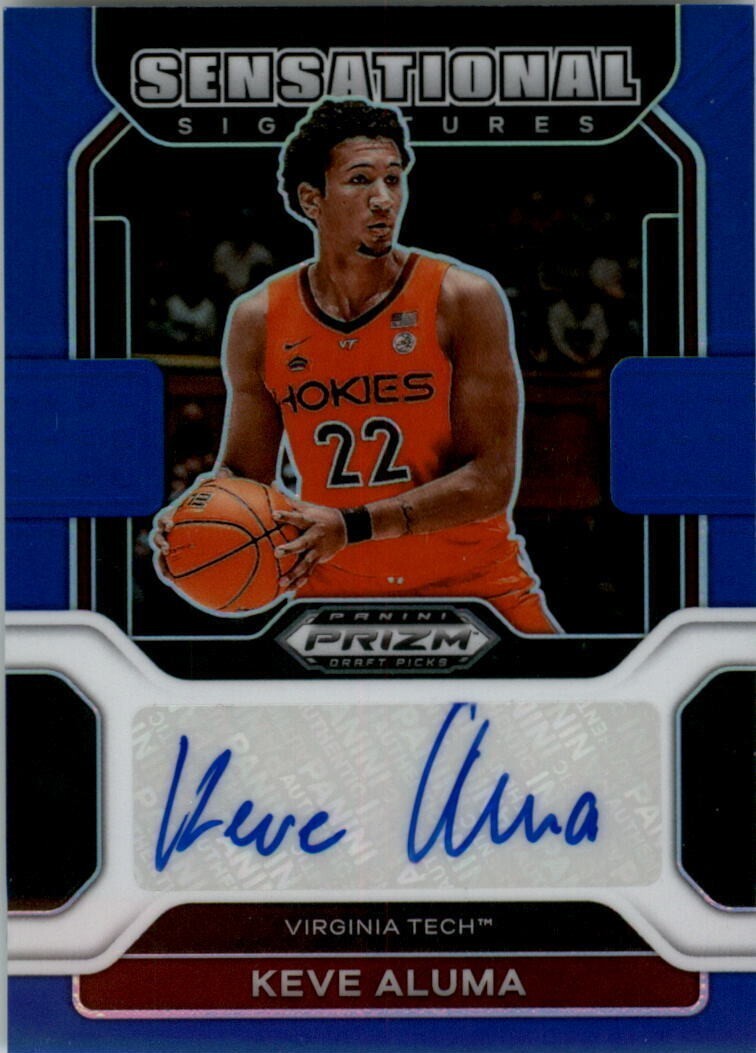 2022-23 Panini Prizm Draft Picks - Sensational Signatures Keve Aluma # ...