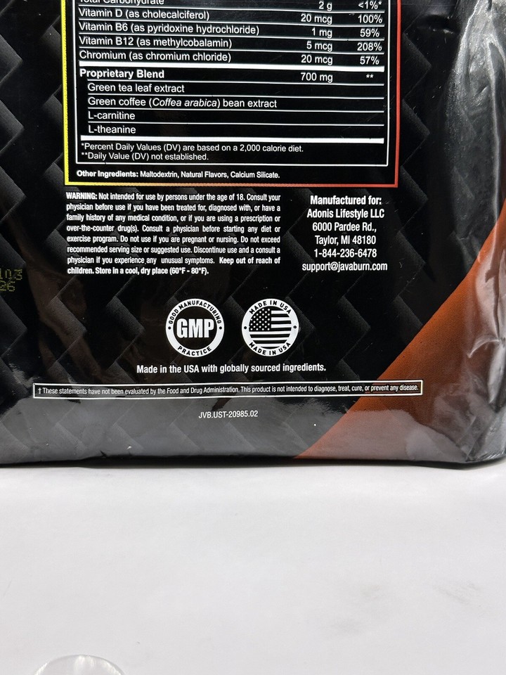 JAVA BURN (30 Packets) Weight Loss Coffee Packets New & Sealed | eBay