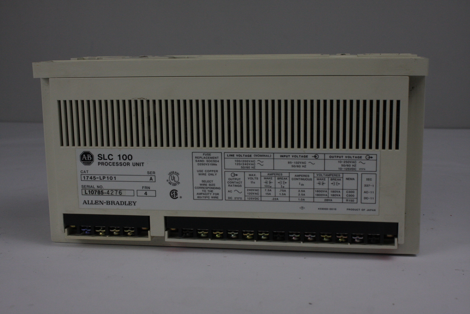 Allen-Bradley SLC 100 1745-LP101 Series A | eBay