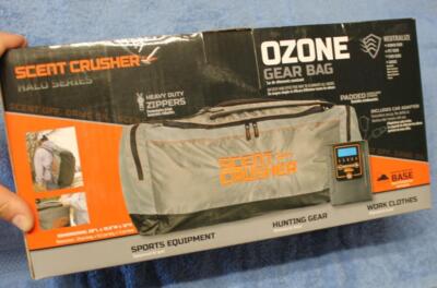 Scent Crusher 59357 Ozone Gear Bag w/ Backpack Straps Eliminates Odors ...