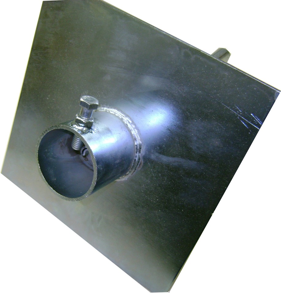 EZ32A Heavy Duty Ground Mount Plate for Telescopic / Push Up Antenna ...