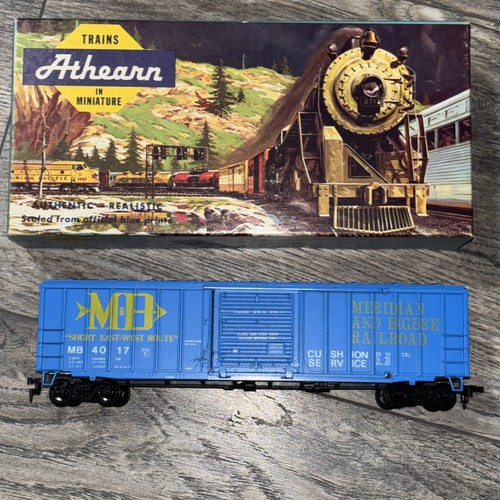 50' FMC BOX CAR FOR MERIDIAN & BIGBEE RR. BY ATHEARN PO RTOR | eBay