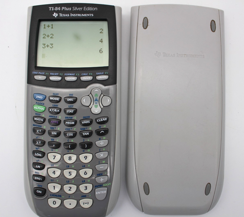 Texas Instruments TI-84 Plus Silver Edition Graphing Calculator Gray ...