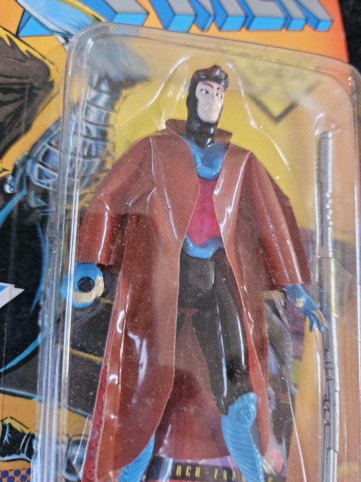 GAMBIT - The Uncanny X-Men - 90s 1990s - Marvel ToyBiz - 1992 NEW MOC ...